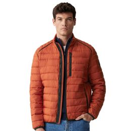 Steppjacke Casamoda "Casamoda Steppjacke uni", Herren, Gr. M, orange (dunkelorange), 100% Polyester, Jacken Steppjacke