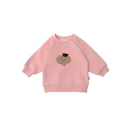 Sweatshirt Liliput "Franzbr&ouml;tchen", M&auml;dchen, Gr. 62/68, rosa, 80% Baumwolle, 20% Polyester, bedruckt, normal, Rundhals, Sweatshirts Sweatshirt, mit niedlichem Frontprint
