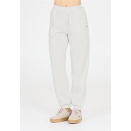 ENDURANCE ATHLECIA Sweathose ATHLECIA "Carmen", Damen, Gr. 44, EURO-Gr&ouml;&szlig;en, wei&szlig;, 100% Polyester, unifarben, lang, Hosen Sweathose, Mit weichem und atmungsaktivem Tragekomfort
