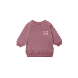 Sweatshirt Liliput "Bonjour", M&auml;dchen, Gr. 62/68, rosa, 80% Baumwolle, 20% Polyester, bedruckt, normal, Rundhals, Sweatshirts Sweatshirt, mit niedlichem Bonjour-Print