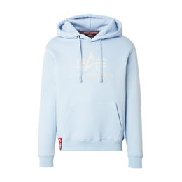Alpha Industries Sweatshirt Herren Gr&ouml;&szlig;e L hellblau / wei&szlig;