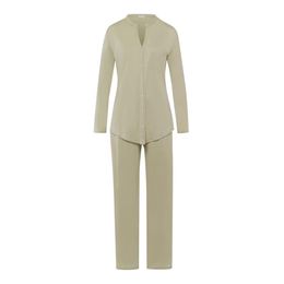 Hanro Pajama ' Cotton Deluxe ' female Beige size L