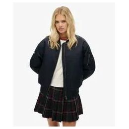Superdry f&uuml;r Damen. W5011961A Bomberjacke MA1 navy (L), L&auml;ssig, Polyester, Marine