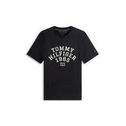 Tommy Hilfiger T-Shirt 'ARCH' Herren Größe S schwarz / weiß