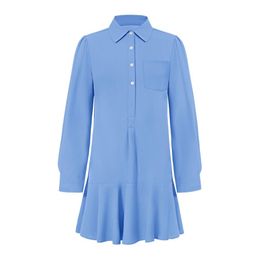 Imily Bela Kleid Damen Größe 36 blau Winterkleid