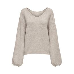 Jacqueline de Yong JDY Pullover 'JDYDINEA' Damen Gr&ouml;&szlig;e M taupe