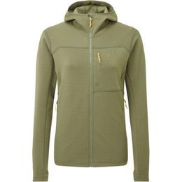 Mountain Equipment Durian Hooded Womens Jacket four leaf clover - Gr&ouml;&szlig;e 12 UK Damen 008028