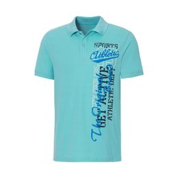 John Devin Herren Poloshirt, t&uuml;rkis, Gr&ouml;&szlig;e M (48/50)