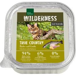 REAL NATURE WILDERNESS Nassfutter Katze, Senior, Huhn mit Lachs 16x100 g