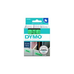 DYMO Schriftbandkassette D1 S0720590 12mmx7m sw auf gn)