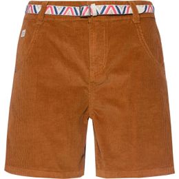 Ragwear Ossiris Cordy Shorts Damen - Gr&ouml;&szlig;e 26 - braun