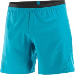 Salomon CROSS Funktionsshorts Damen - Gr&ouml;&szlig;e M - blau