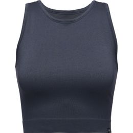 Black Diamond SEAMLESS Croptop Damen - Gr&ouml;&szlig;e L - grau