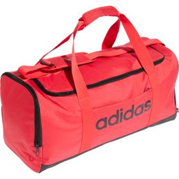 Adidas LINEAR DUFFEL Sporttasche - Gr&ouml;&szlig;e M - rot