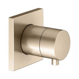 KEUCO Ixmo Fertigmontageset 59541031002 Bronze geb&uuml;rstet, Unterputz-Absperrventil, Griff Comfort, eckig