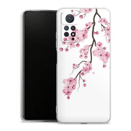 DeinDesign Xiaomi Redmi Note 11 Pro 5G Handy Silikon Hülle Case transparent Handyhülle Cherry Blossom Aisa Japan Silikon Case
