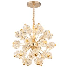 Globo Floriella H&auml;ngeleuchte LED Gold, 1-flammig