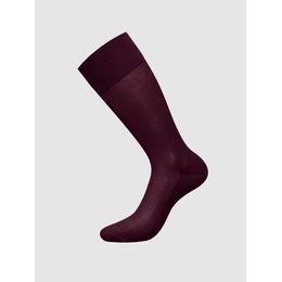 Zd Zero Defects Socken 'Mercerized cotton socks' Herren Gr&ouml;&szlig;e 19/55 burgunder