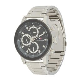Tommy Hilfiger Uhr 'ROCKY' Herren Gr&ouml;&szlig;e One Size schwarz / silber
