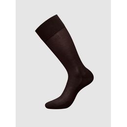 Zd Zero Defects Socken 'Mercerized cotton socks' Herren Gr&ouml;&szlig;e 19/55 braun