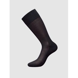 Zd Zero Defects Socken 'Mercerized cotton socks' Herren Gr&ouml;&szlig;e 19/55 dunkelgrau