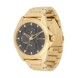 Tommy Hilfiger Uhr 'Jax' Herren Gr&ouml;&szlig;e One Size gold / schwarz