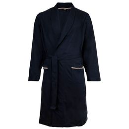 BOSS Bademantel Herren Gr&ouml;&szlig;e XL navy / wei&szlig;