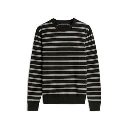 Tommy Hilfiger Pullover 'SEASONAL' Herren Gr&ouml;&szlig;e S schwarz / wei&szlig;