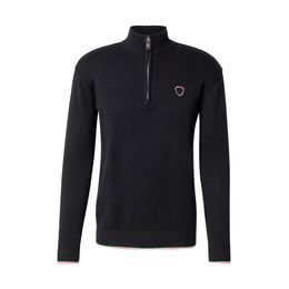 19V69 Italia Pullover 'Luca' Herren Gr&ouml;&szlig;e XL rot / schwarz / wei&szlig;