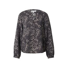 S.oliver Bluse Damen Gr&ouml;&szlig;e XS grau / dunkelgrau / schwarz