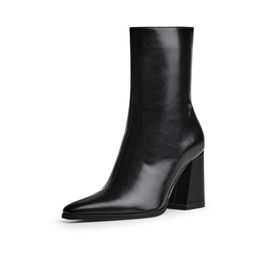 Bershka Stiefelette Damen Gr&ouml;&szlig;e 36 schwarz Winterschuhe