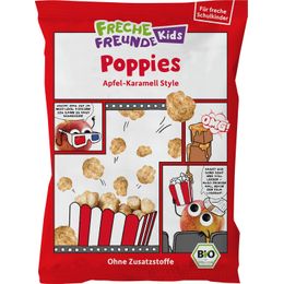erdb&auml;r Kindersnack Poppies Apfel-Karamell Style, f&uuml;r Schulkinder Freche Freunde