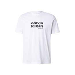 Calvin Klein Jeans T-Shirt Herren Gr&ouml;&szlig;e L schwarz / wei&szlig;