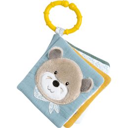 babyFEHN Softbilderbuch Otter, beige & blau & gelb fehn