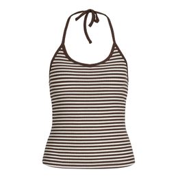 Jack & Jones JJXX Top 'JXStella' Damen Gr&ouml;&szlig;e L braun / wei&szlig;