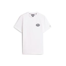 Tommy Hilfiger T-Shirt 'SERVICE STATION' Herren Gr&ouml;&szlig;e XXL ecru / navy / rot