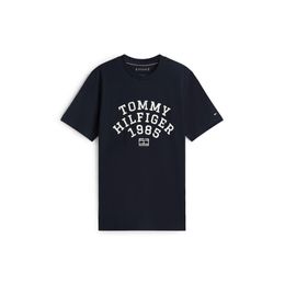 Tommy Hilfiger T-Shirt Herren Gr&ouml;&szlig;e S navy / wei&szlig;