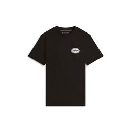 Tommy Hilfiger T-Shirt 'Service Station' Herren Gr&ouml;&szlig;e L gelb / schwarz / wei&szlig;