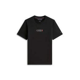 Tommy Hilfiger T-Shirt 'BRAND LOVE' Herren Gr&ouml;&szlig;e XS elfenbein / knallrot / schwarz