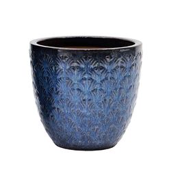 Pflanzgef&auml;&szlig; 'Split' blau &Oslash; 40 x 38 cm