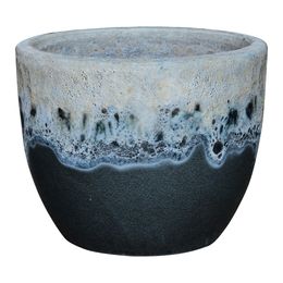 Pflanzgef&auml;&szlig; 'Adria' blau &Oslash; 34 x 27 cm