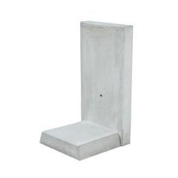 DIEPHAUS L-Stein Beton bewehrt grau 105 x 50 x 60 x 12 cm
