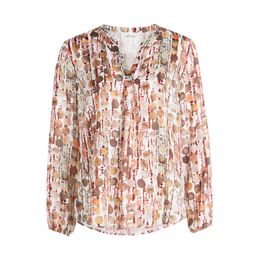Cartoon Blouse female size XXL Ecru / Sand / Brown / Dark red