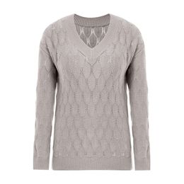 Imily Bela Pullover Damen Gr&ouml;&szlig;e XL grau