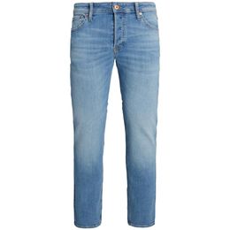 Jack & Jones Gro&szlig;e Gr&ouml;&szlig;en Jack&Jones Stretch-Jeans &bdquo;Mike&ldquo;, Tapered Fit Farbe jeansblau Gr&ouml;&szlig;e: 48/32