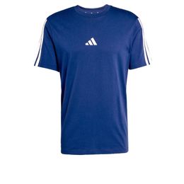 adidas Sportswear Funktionsshirt 'Essentials 3' Herren Gr&ouml;&szlig;e XXS dunkelblau / wei&szlig;