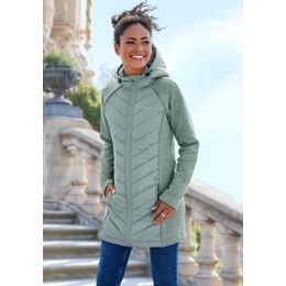 Vivance Damen Steppjacke, gr&uuml;n, Gr&ouml;&szlig;e 36