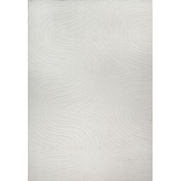 Teppich OTTO HOME, B:160cm H:8mm L:220cmcreme, Polyester, Wohnzimmer, Teppiche, "Novva", mit Anti-Rutsch-R&uuml;cken und 3D-Optik