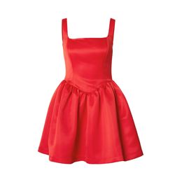 Gina Tricot Kleid Damen Gr&ouml;&szlig;e 36 rot Winterkleid