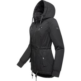 Ragwear Damen Winterjacke "YM-Danka", schwarz, Gr. M, Au&szlig;enmaterial: 100% Polyester; Innenfutter: 100% Polyester; Wattierung: 100% Polyester, Jacken,